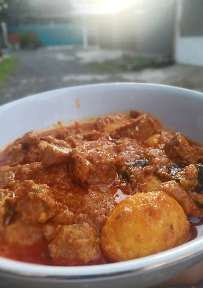 Resep Rendang Daging & Telor andalan keluarga oleh Mama Chefa - Cookpad
