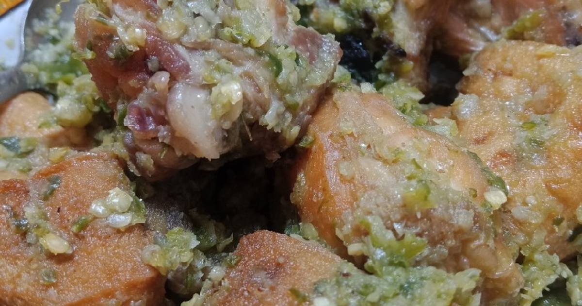 Resep Ayam Cabe Ijo oleh Rahmi Endah P - Cookpad