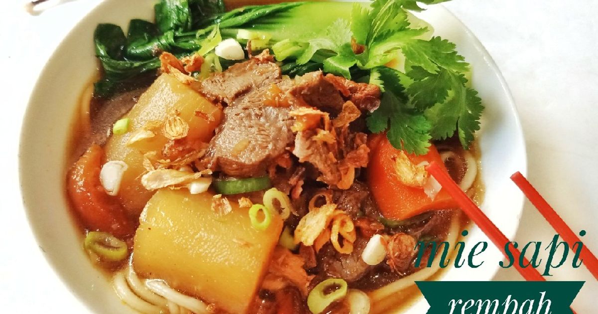 Resep Mie Sapi Rempah oleh Helen Helen - Cookpad
