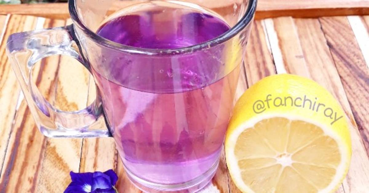 119 resep teh telang lemon enak dan mudah - Cookpad