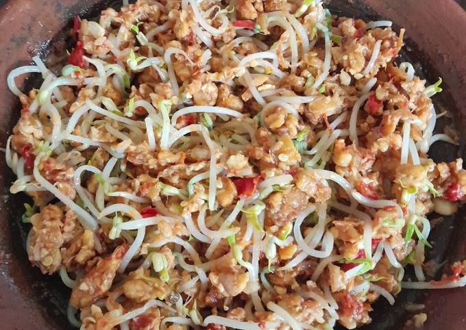 Resep Pecak Tempe Tauge oleh diana az - Cookpad