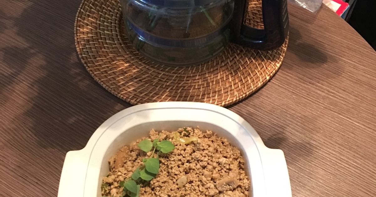 Pavo Molido Con Champiñones Al Vino Receta de Alheniel (LAB Humo y ...