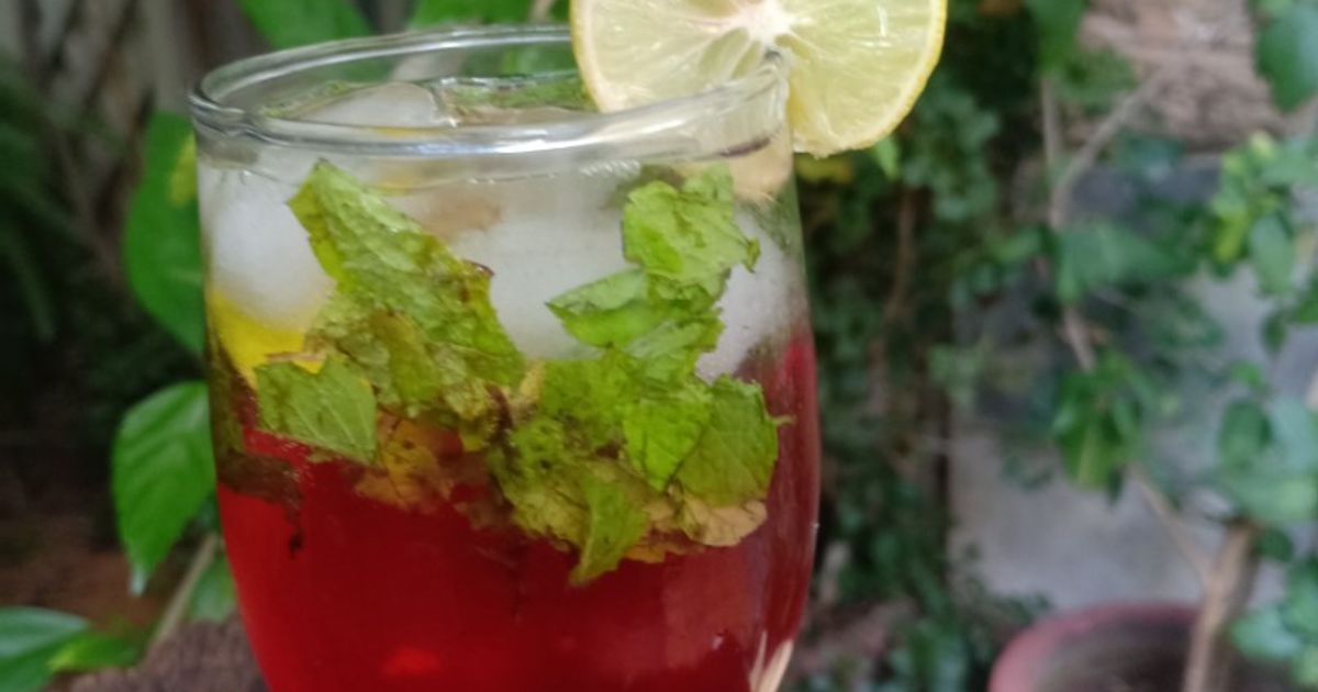 Hibiscus Flower Mojito Recipe by Beena Radia - Cookpad