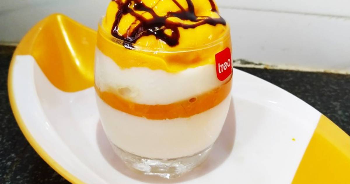 Mango yoghurt parfait Recipe by Sana Ali - Cookpad