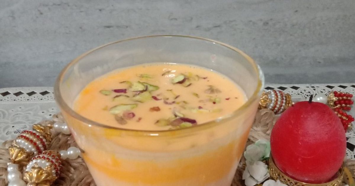 Kesar Lassi Recipe by Maya's Recipe's - Cookpad