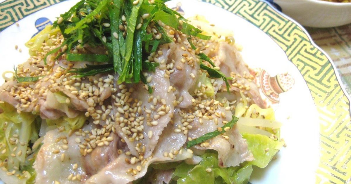 Spicy Bukkake Pon Pan Steamed Layered Pork And Vegetables Recipe By ...