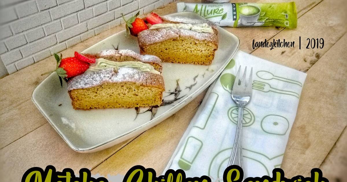 Resep Matcha Chiffon Sandwich oleh Stefani Dessy - Cookpad