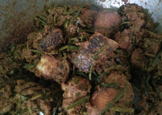 Resep Rendang Ikan Sisik campur Pakis oleh weni Febri - Cookpad