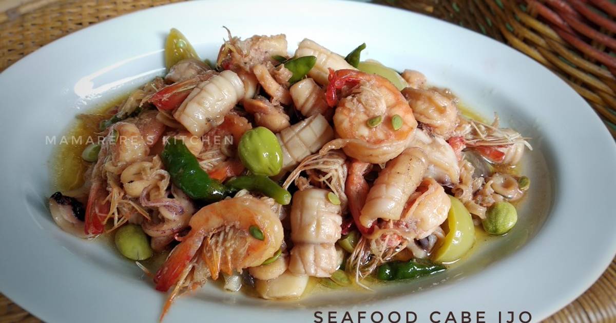 Resep Seafood Cabe Ijo oleh Dewi Ratnasari - Cookpad