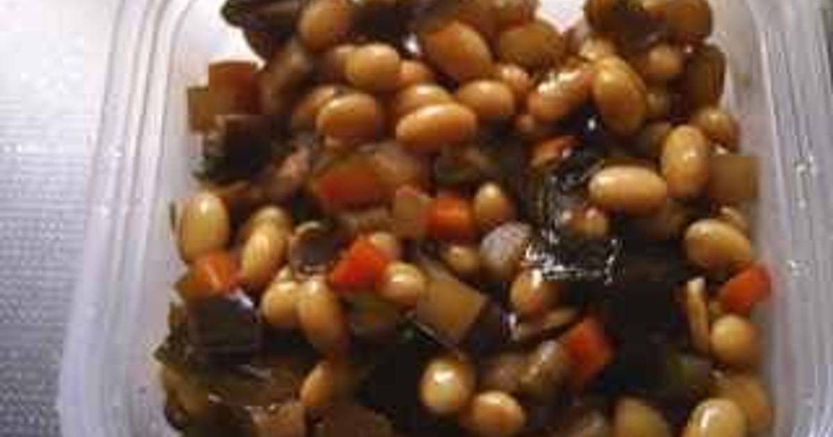 Pressure Cooker Gomoku-Mame (5 ingredient beans) Recipe by cookpad ...
