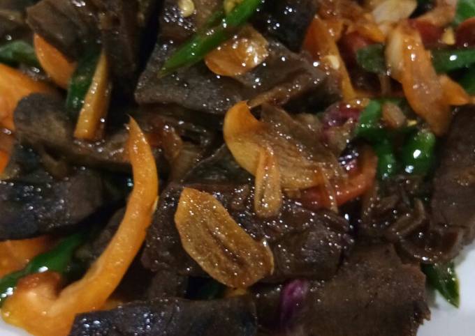 Resep Paru sapi cabai hijau oleh Ola Aulya - Cookpad