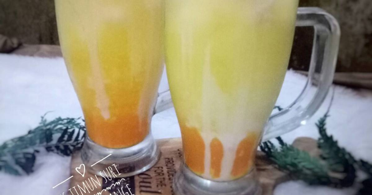 Resep 148.Es timun suri milky orange oleh Selvia oktaviani - Cookpad