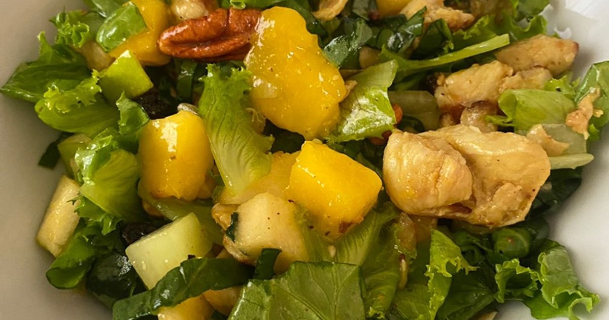 Espinaca-mango-almendras - 17 recetas caseras- Cookpad