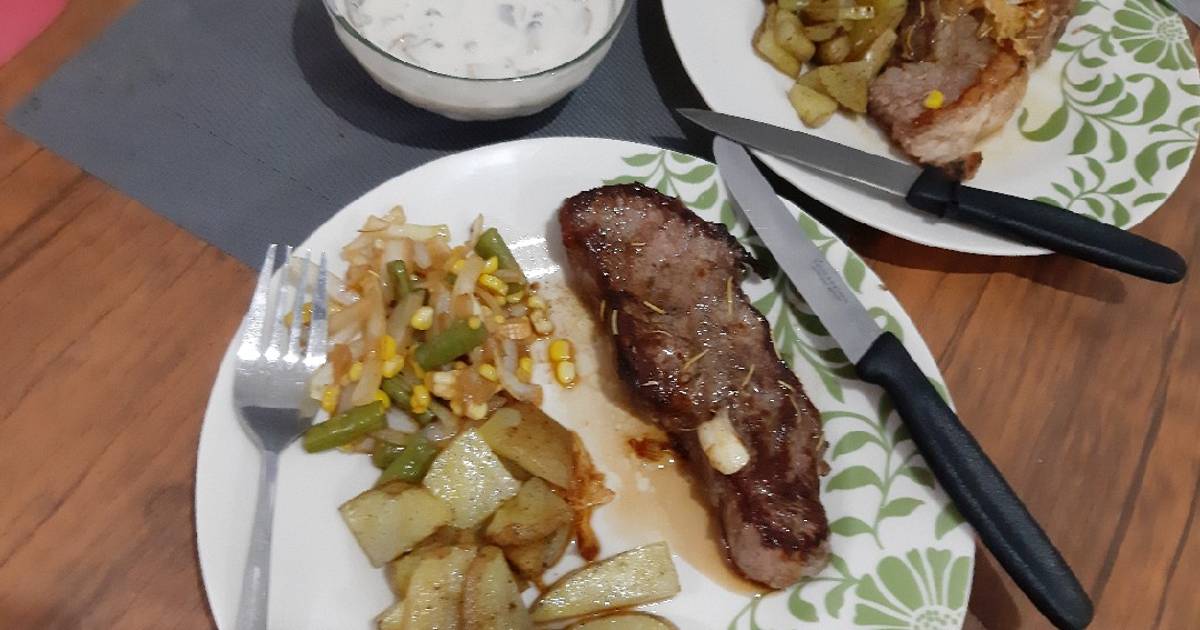 Resep Sirloin Steak With Mushroom Sauce Oleh Respati Loy Amanda Cookpad