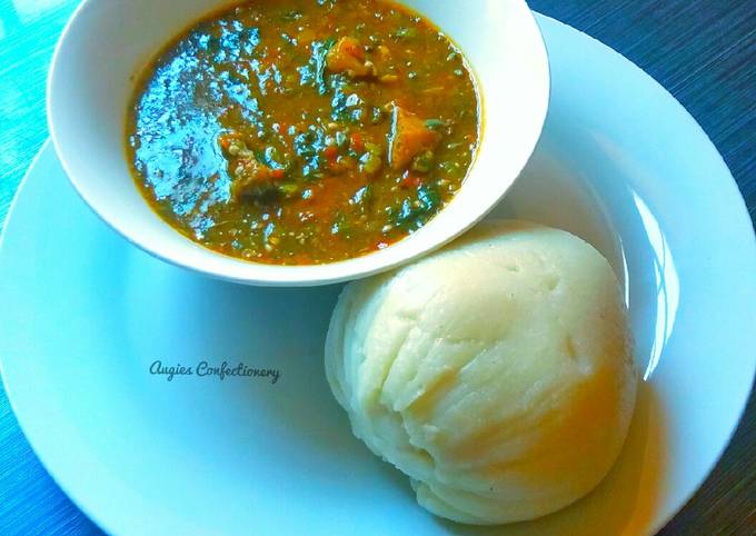 Tuwon masara(corn meal swallow) Recipe by Augie's Confectionery - Cookpad