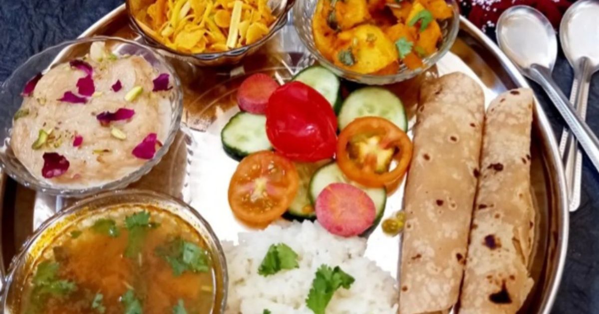 Gujarati Thali For Lunch Recipe by Ankita Tank Parmar - Cookpad