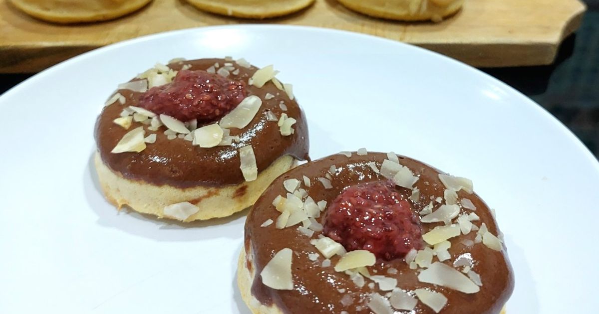 Resep Anabolic Vanilla Glazed Donuts |High Protein, Low Calorie, Sugar ...