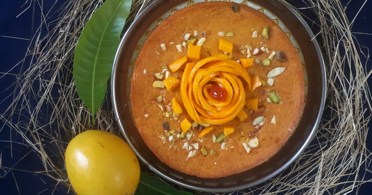 मँगो ड्रायफ्रूट केक (Mango Dry Fruit Cake Recipe In Marathi) रेसिपी ...