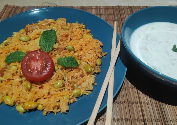 Edamame beans Pulao 😋 Recipe by Anoli Vinchhi - Cookpad