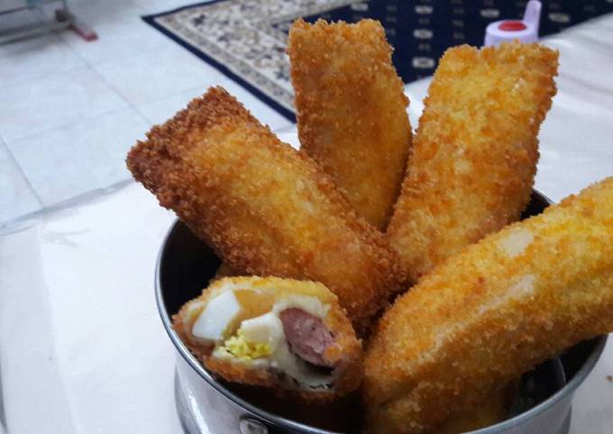 Resep Roti Tawar Isi 😅 oleh tia amalia - Cookpad