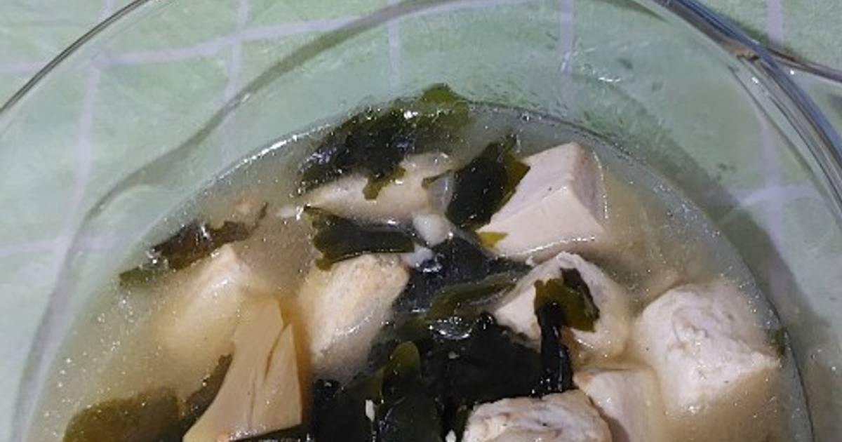Resep Sup Tahu Rumput Laut oleh Kirana - Cookpad