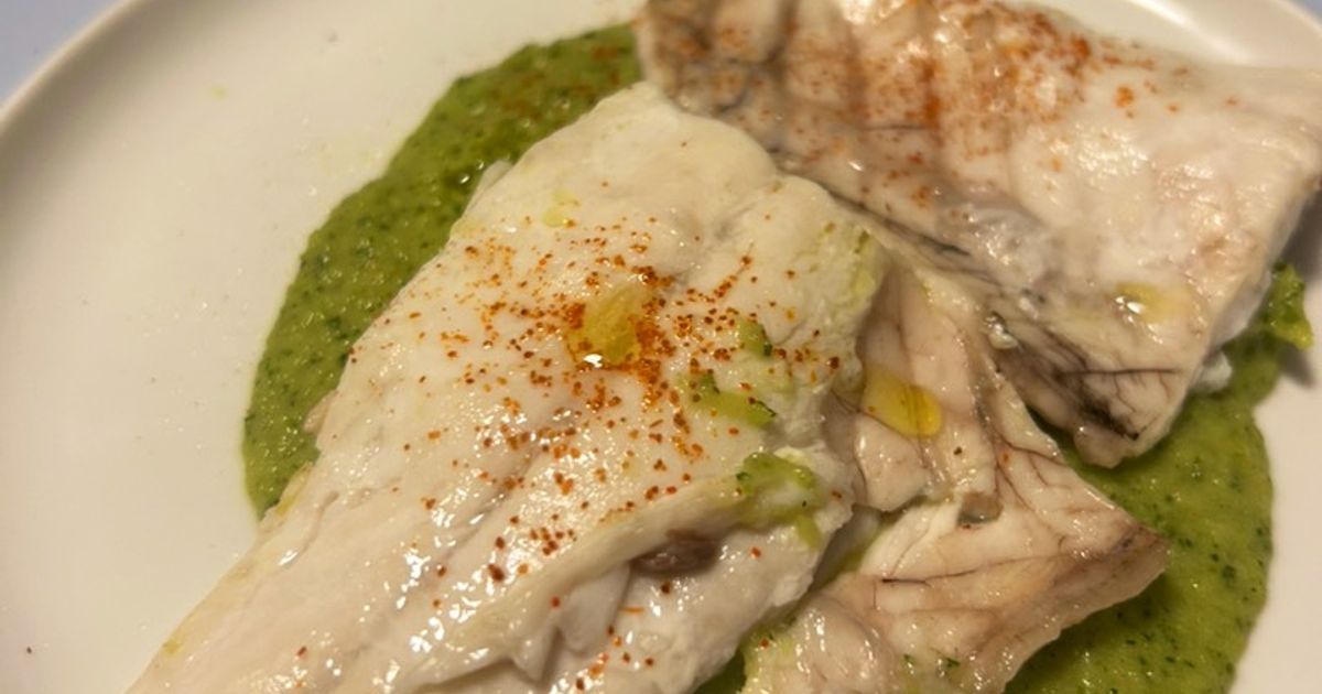 Baked Mullet With Zucchini Pesto Recipe by Paolobertoncin