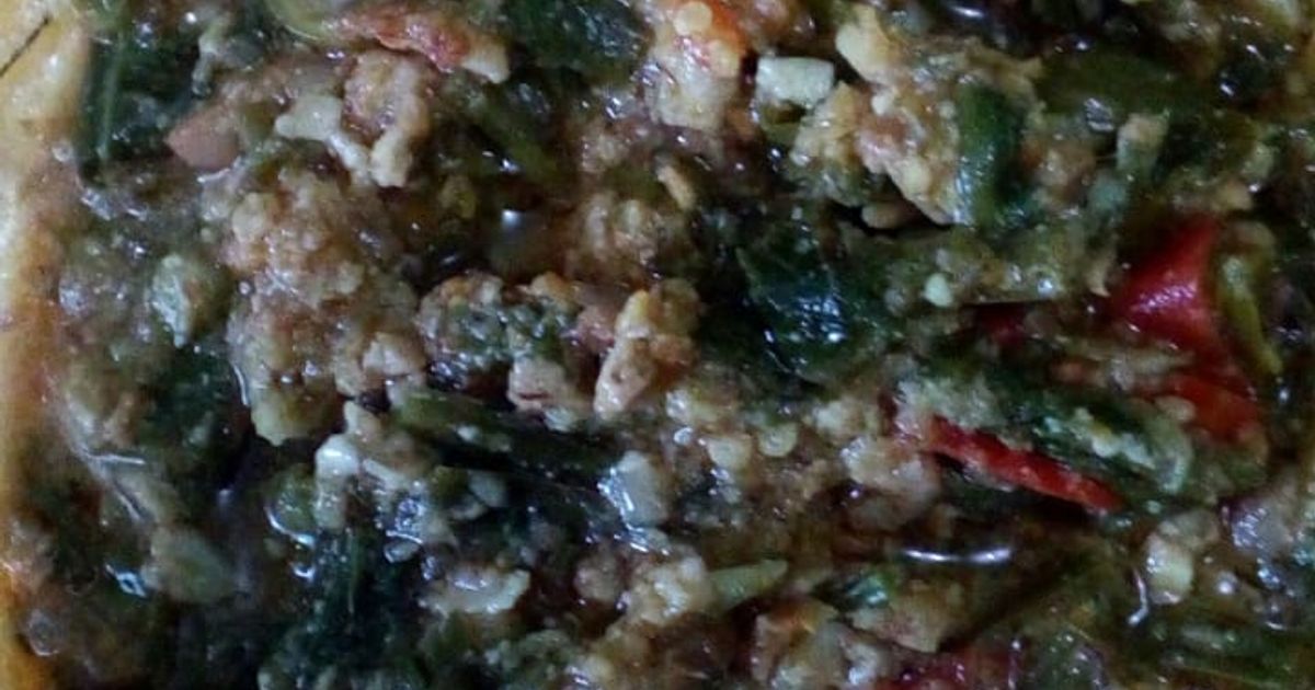 Resep Cobek Genjer Pakai Oncom, Ala Suki oleh Risoles Suki - Cookpad