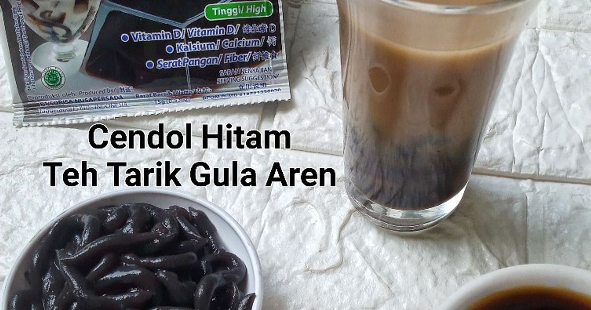 Resep Cendol Hitam Teh Tarik Gula Aren oleh Sulis_UmmuSalma - Cookpad