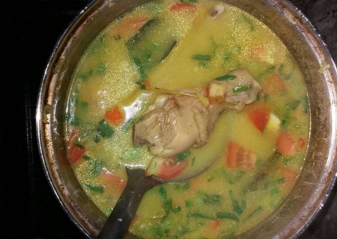 Resep Soto kuning ayam oleh atika - Cookpad