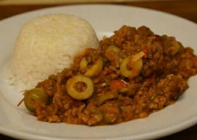 Picadillo cubano Receta de josefina Alvarez Alejandre- Cookpad