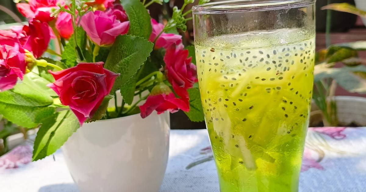 Resep Es melon selasih oleh Ummy Khamidah - Cookpad