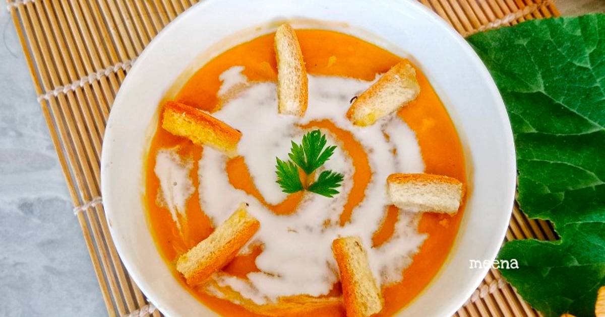 154 resep cream soup labu enak dan mudah - Cookpad