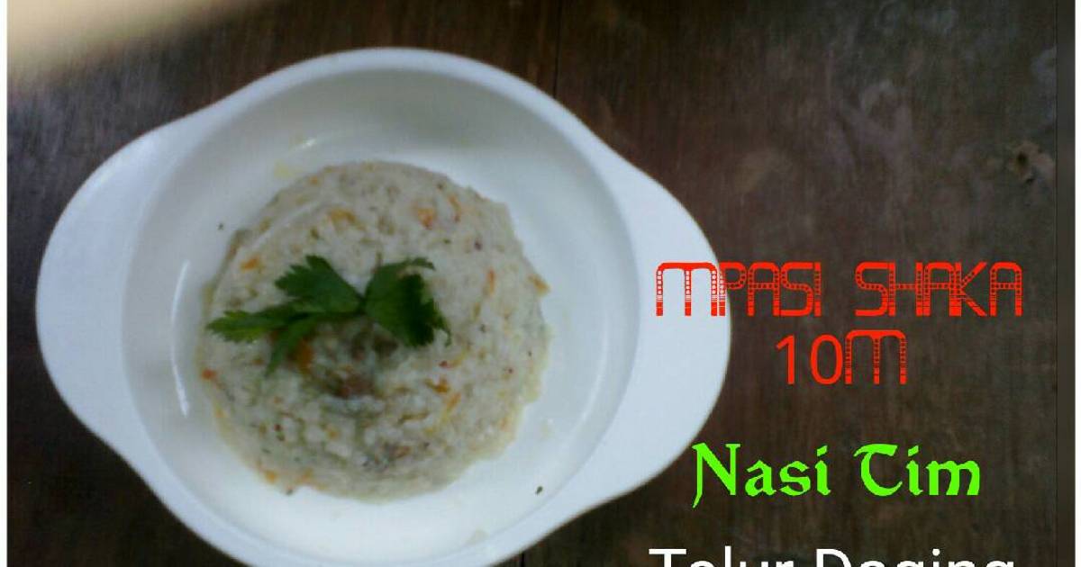 181 resep nasi tim telur daging enak dan mudah - Cookpad