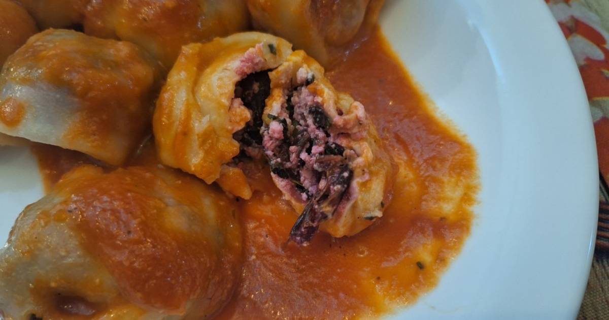 Relleno de ricota y hojas de remolacha ideal para pasta casera Receta ...
