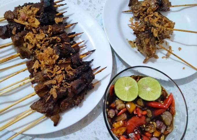 Resep Sate Daging Sapi Bakar Oleh Ummu Ar Rayyan Cookpad