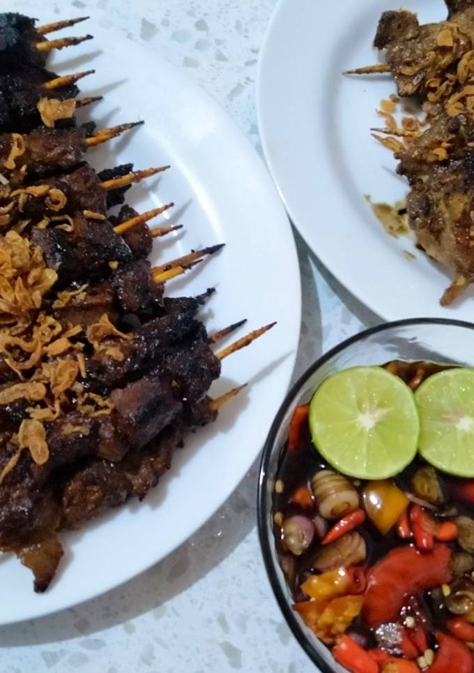 Resep Sate Daging Sapi Bakar oleh Ummu Ar-Rayyan - Cookpad