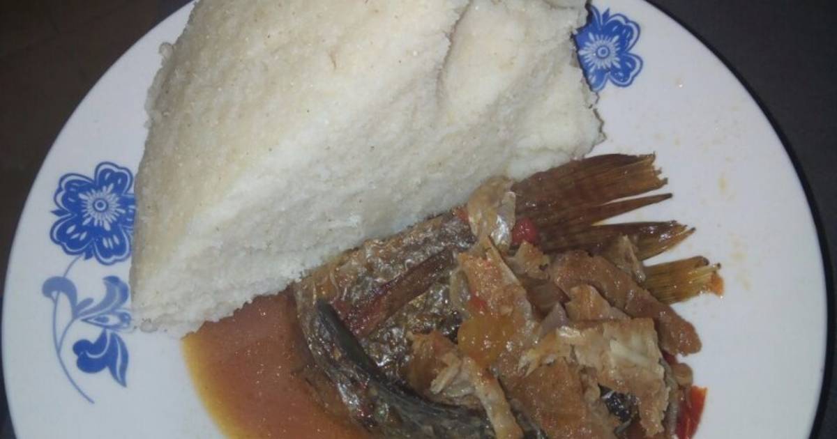 Stewed fish with ugali Recipe by Daniel otieno - Cookpad