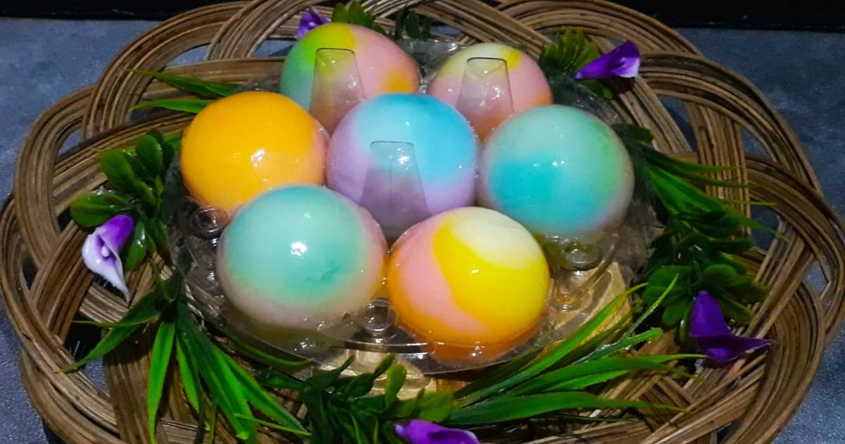 Resep Telur Avatar (Rainbow Bread Pudding) oleh Dapur Bunda Aileen ...