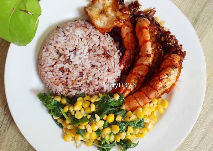 Resep Isi Piringku - Nasi Kongbap,Udang & Sayur Bening oleh NayNay ...