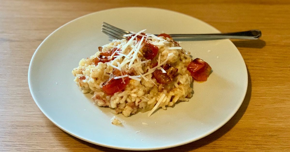 Oven Baked Risotto With Bacon And Tomatoes Recipe by Robin Bell - Cookpad
