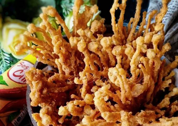 Resipi Enoki Crispy Bestari oleh Q'leenalee's Kitchen - Cookpad