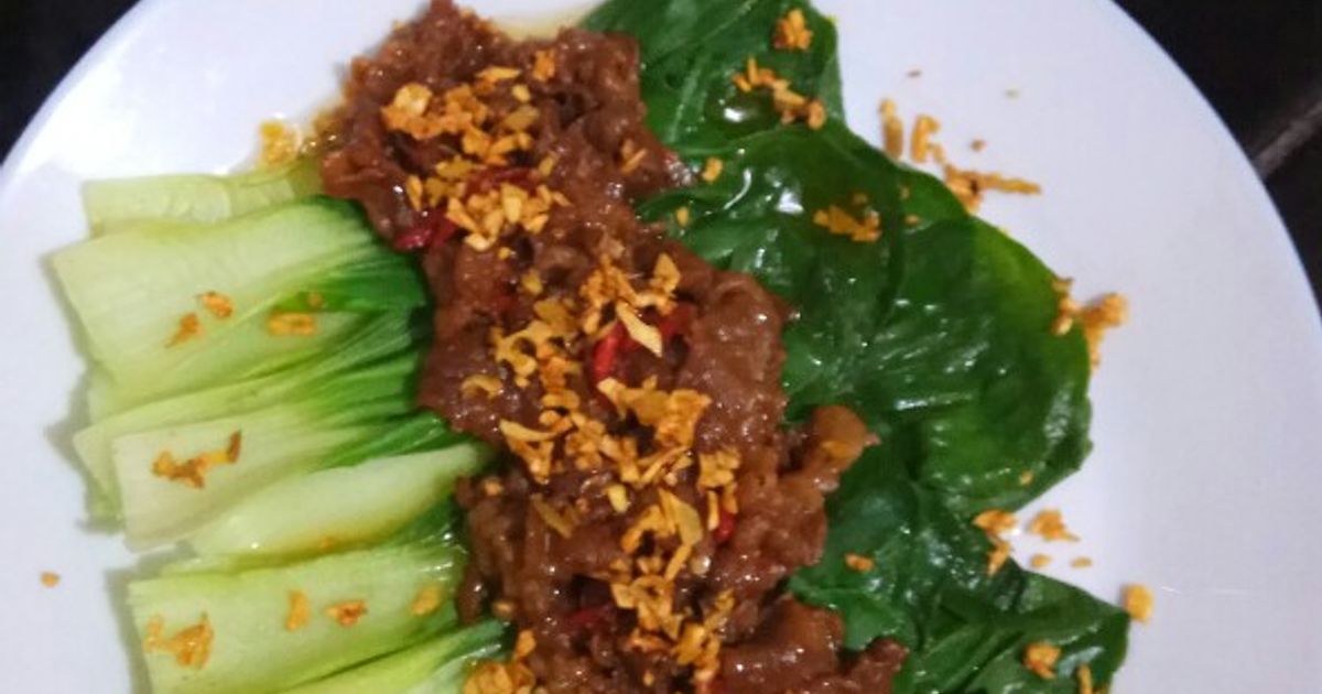 Resep sawi daging slice beef rumahan enak dan mudah - Cookpad