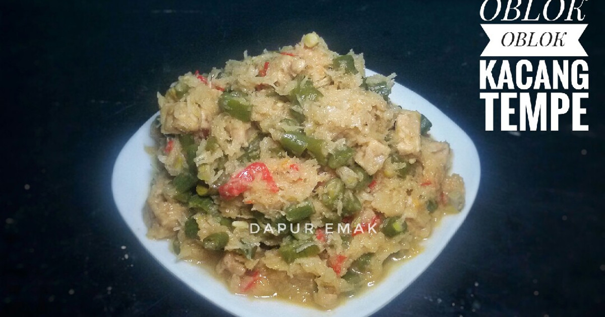 Resep Oblok Oblok Kacang Tempe oleh Dapur Emak - Cookpad