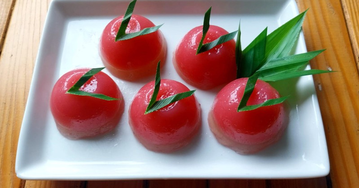 Resep Kue Talam Merah Putih oleh Ria Mamanya Tata - Cookpad