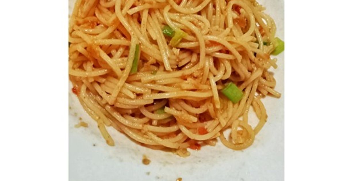 Resep spaghetti sosis enak daun simple rumahan enak dan mudah - Cookpad
