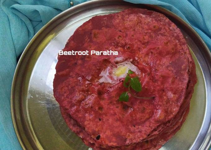 Beetroot Paratha Recipe by Kavita R - Cookpad