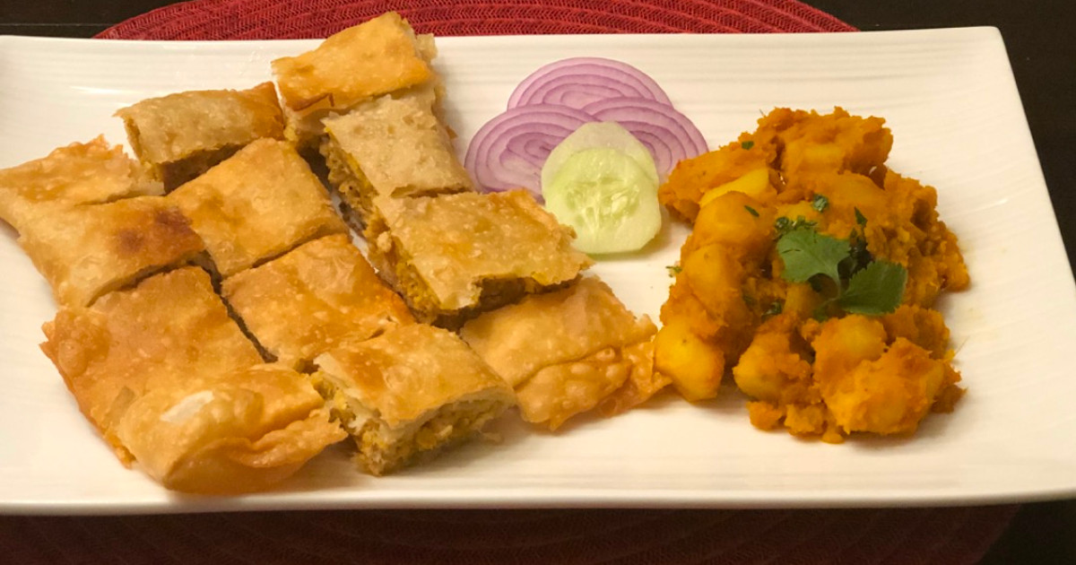 Sohini Dutta দ্বারা এগ চিকেন কিমা মোগলাই (Egg Chicken Keema Mughlai ...