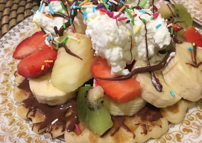 طريقة عمل Waffel وافل على اصولها بطريقة سهلة وسريعة من om sultan - كوكباد