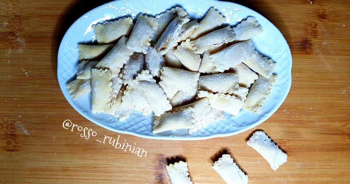 Ricetta Fagottini Di Pasta Ripiena Di Mortadella di rosso rubinian ...