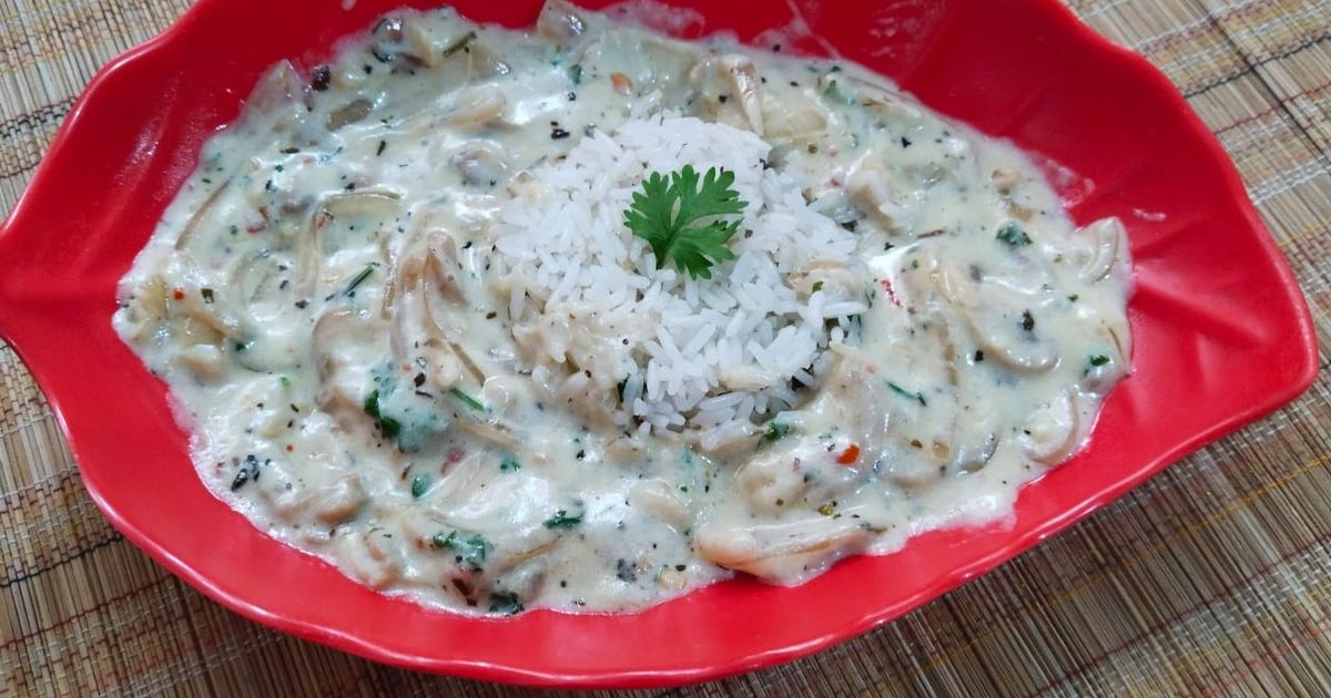 Masroom Stronganoff Recipe by Preeti V. Salvi - Cookpad